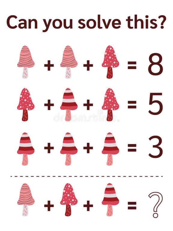 Math Riddle for Kids and Adults. Picture Equations, Fun Picture Math ...