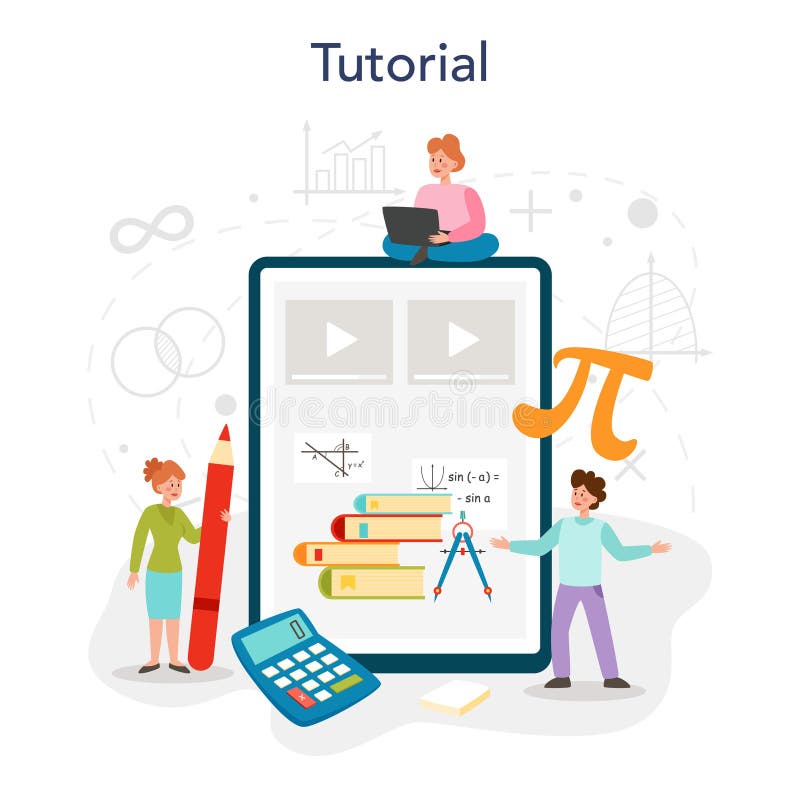 Math School Subject Online Service or Platform. Learning Mathematics ...