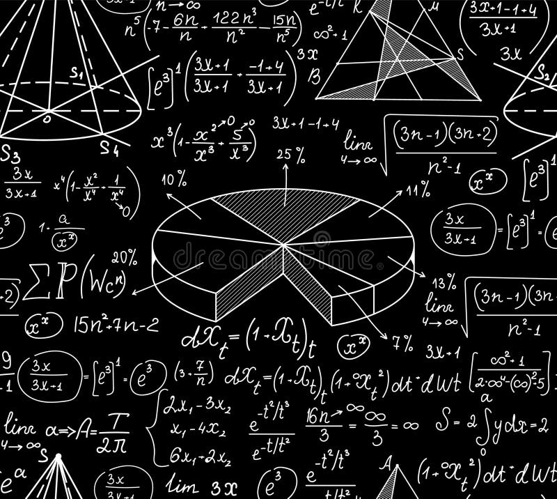 Math Scientific Vector Seamless Background with Handwritten Formulas ... Math Scientific Vector Seamless Background with Handwritten Formulas ...