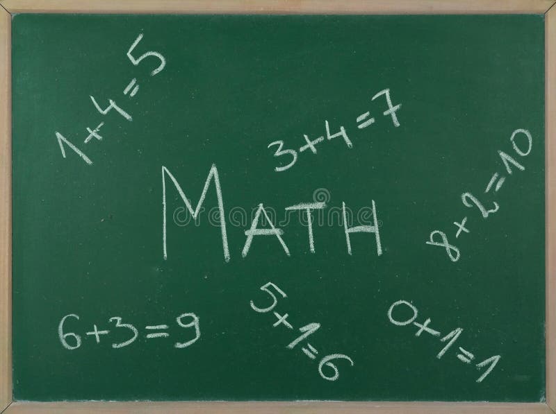Math sign. stock photo. Image of easy, green, formulas - 211089036