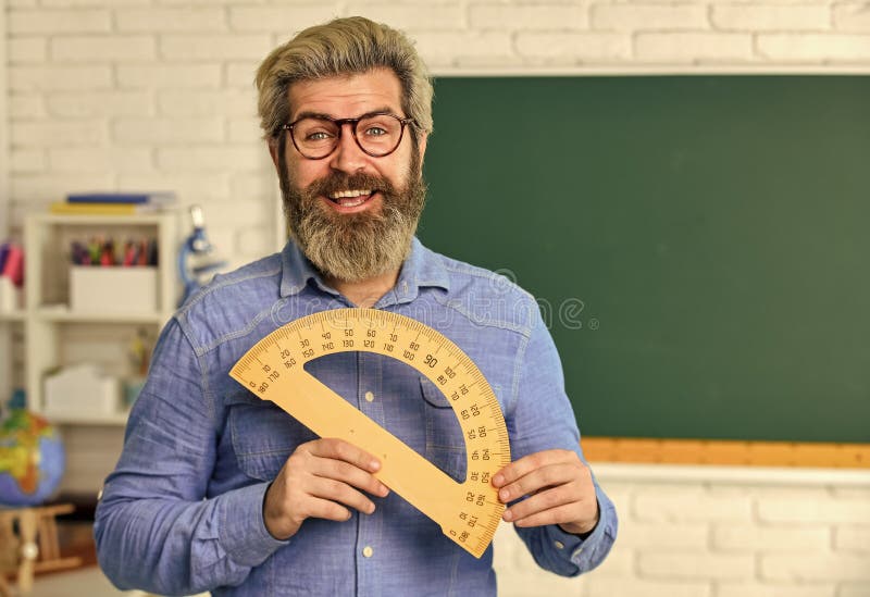 Math Subject. Study Mathematics. Man Teacher Mentoring School Projects ...