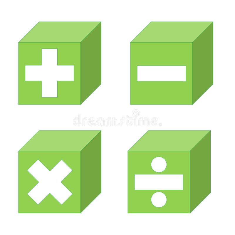Math symbols stock vector. Illustration of symbol, multiply - 4503862