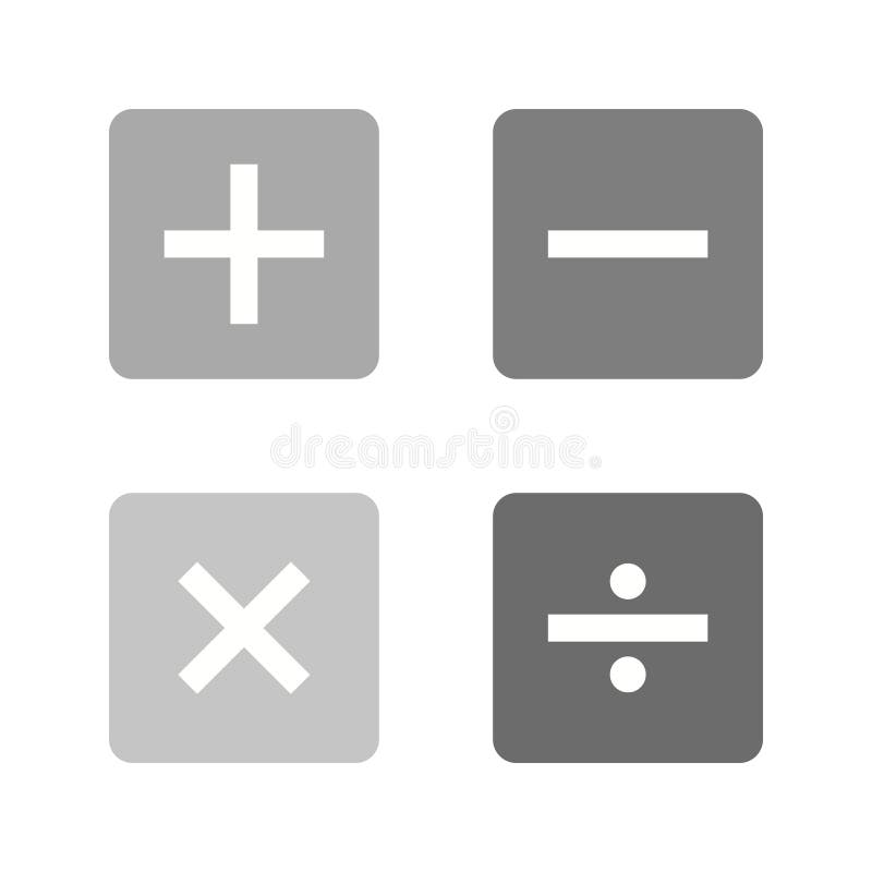 Math Symbols II stock vector. Illustration of design - 100323212