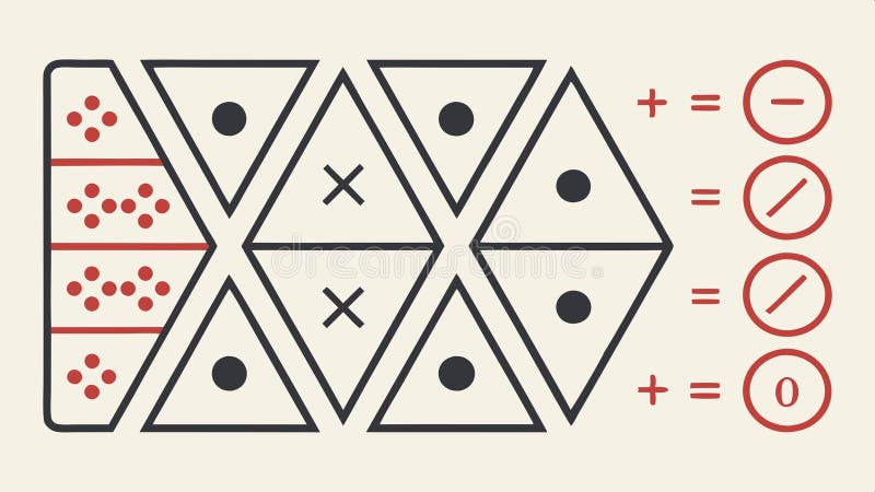 Math Symbols with Ribbon, Education and Mathematical Concepts Vector ...