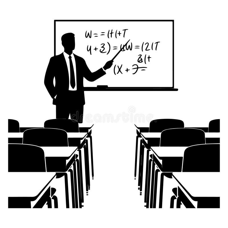 Math Teacher Explaining on Whiteboard â€ Classroom Learning ...
