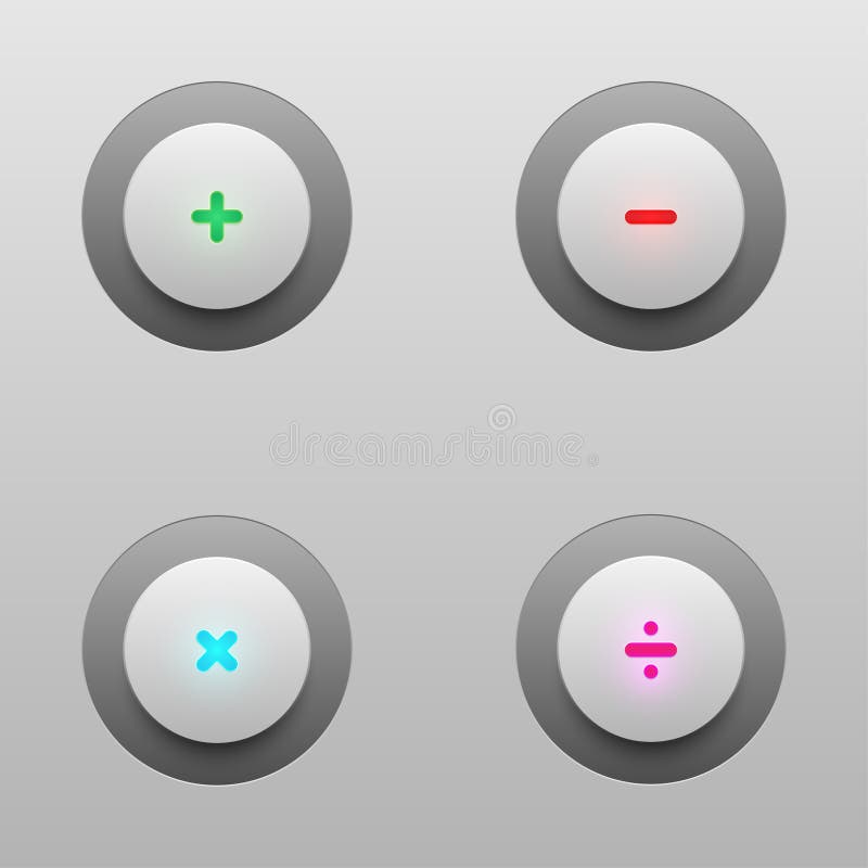 Hi-tech buttons stock vector. Illustration of navigation - 58393720