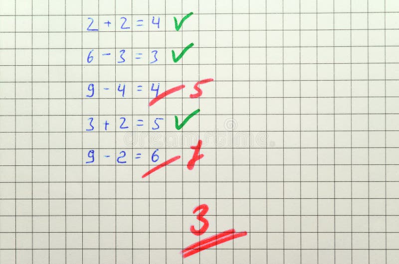 Math test stock photo. Image of examination, check, math - 54909184