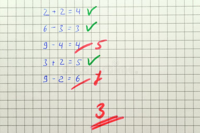 Math test stock photo. Image of examination, check, math - 54909184