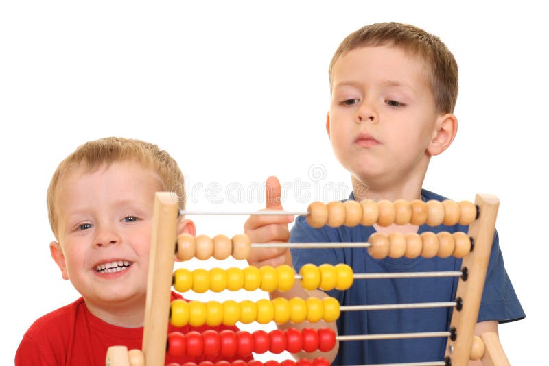 Math time stock image. Image of counting, friends, preschooler - 2458451