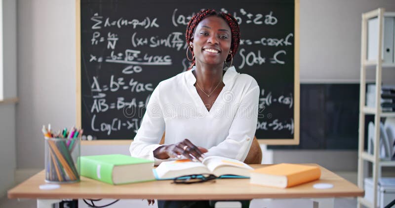 Math Tutor or University Teacher Stock Image - Image of professional ...