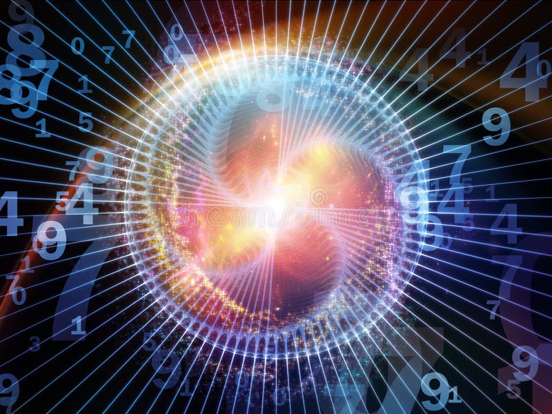 Dance of Numbers stock illustration. Illustration of calculation ...