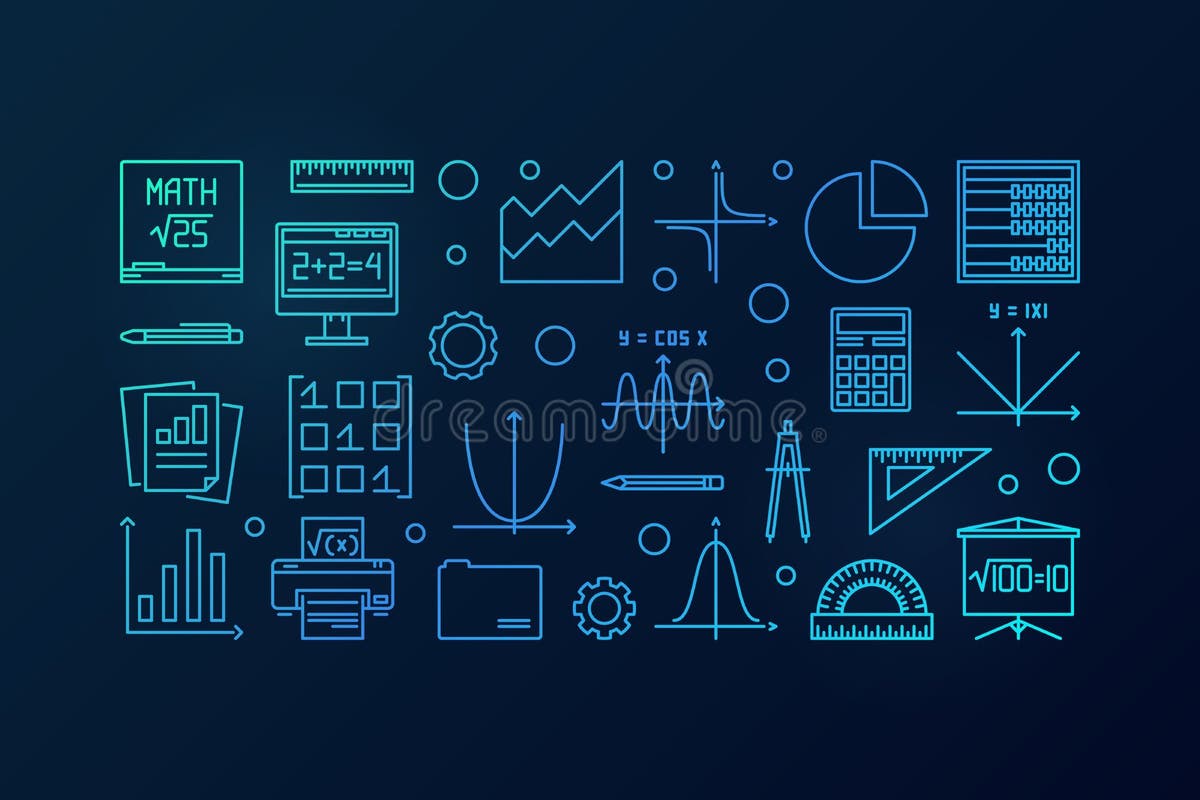 Blue Math Stock Illustrations – 22,057 Blue Math Stock Illustrations ...