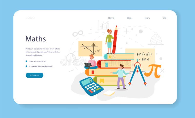 Geometry, Algebra And Math Vector Banners. Science Education Concept ...