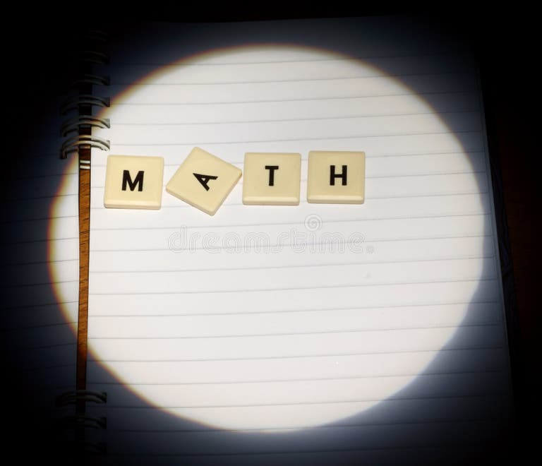 Math stock image. Image of english, education, book, objects - 33774369