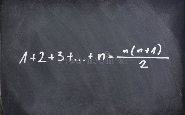 Mathematic Formula on Chalkboard Stock Image - Image of problem, draft ...
