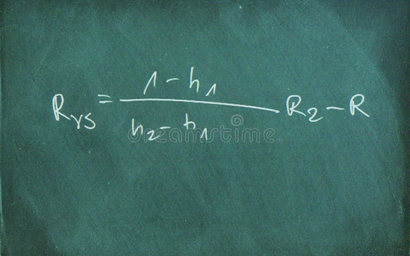 Mathematic Formula on Chalkboard Stock Photo - Image of drawing ... Mathematic Formula on Chalkboard Stock Photo - Image of drawing ...