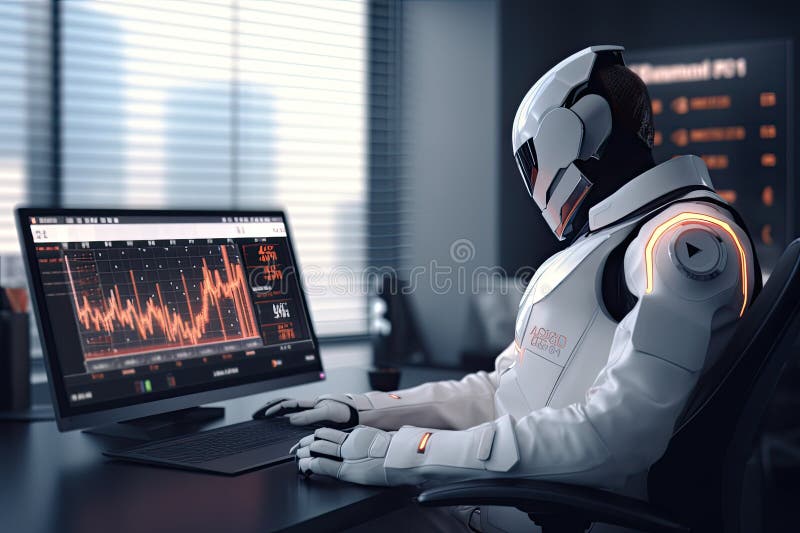 Mathematic Humanoid Equations and Modish Formula on Computer Screen ...