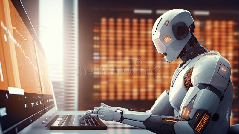 Mathematic Humanoid Equations and Modish Formula on Computer Screen ...