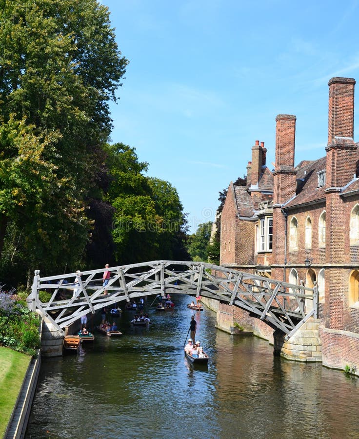 Mathematical Bridge in Cambridge, Great Britain Editorial Image - Image ...