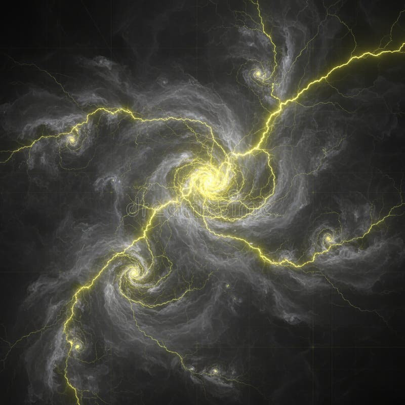 Chaos Theory Storm - Dynamic System Visualization Stock Illustration ...