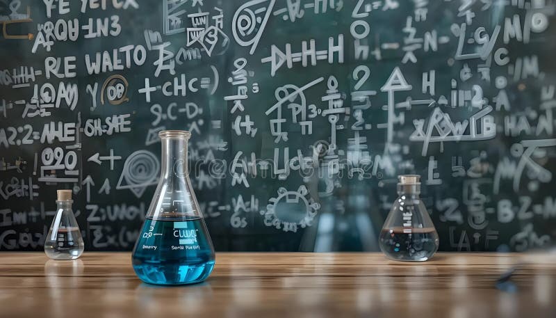 Mathematical and Chemistry Formula Background for Education, Science ...