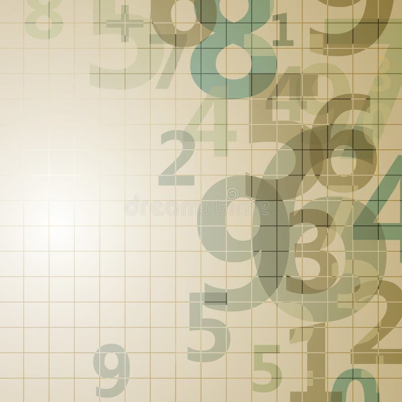 Mathematical Digital Code Background Stock Vector - Illustration of ...