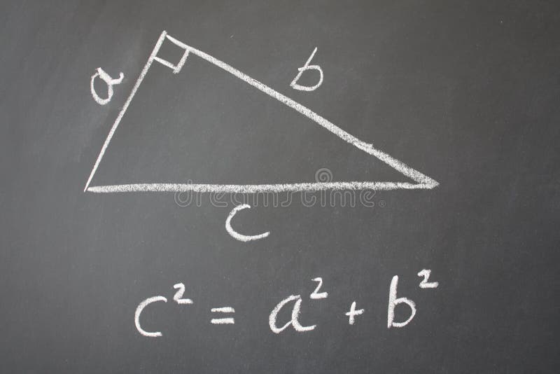 Mathematical drawing stock image. Image of chalk, education - 6256783