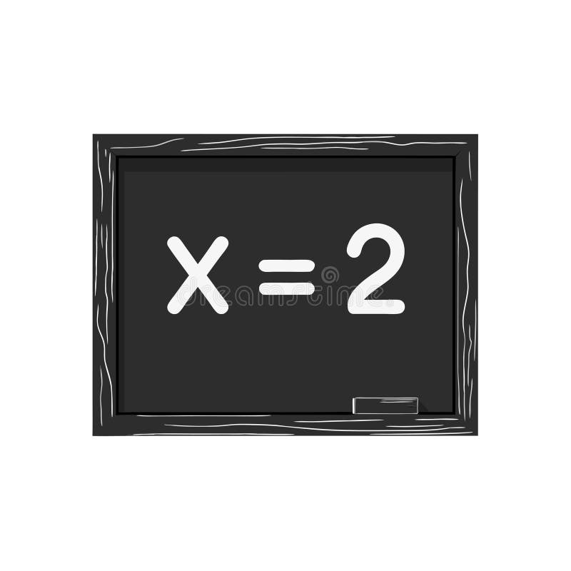Mathematical Equation Blackboard Vector Illustration for Education and ...