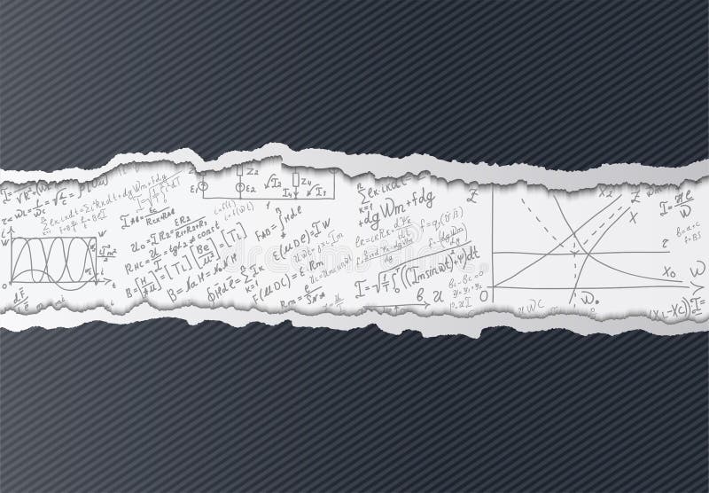 Mathematical Equations and Formulas Stock Vector - Illustration of ...