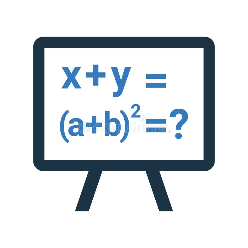 Mathematical, Example, Solution Icon. Simple Flat Design Concept Stock ...