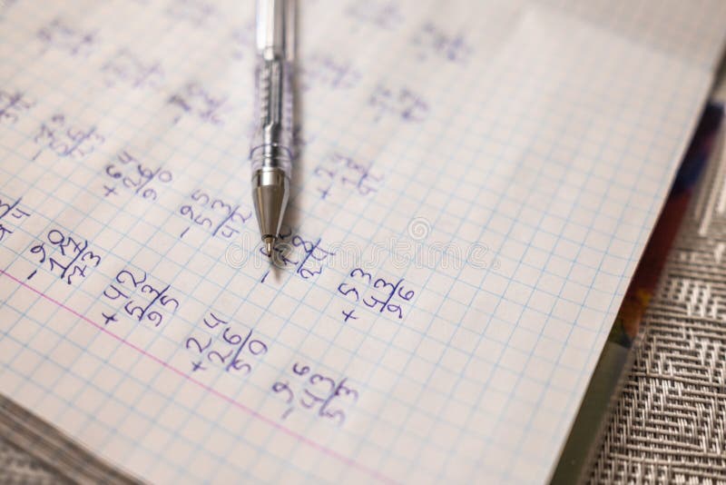 Mathematical Examples that the Student Wrote and Solved. Sum and ...