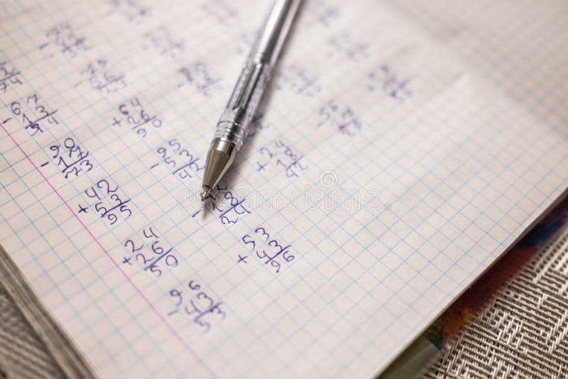 Mathematical Examples that the Student Wrote and Solved. Sum and ...