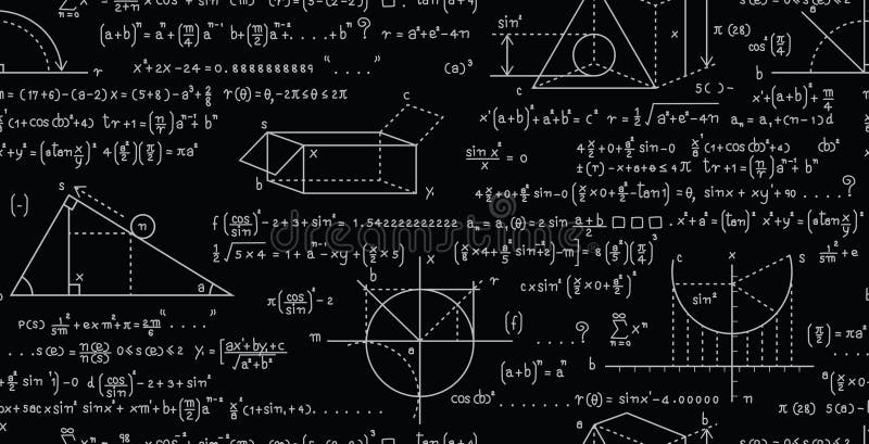 Mathematical Formula Background. Stock Illustration - Illustration of ...