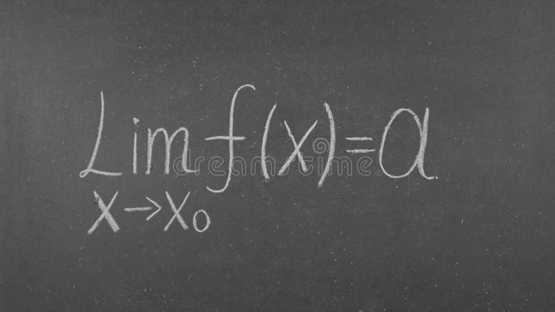 Mathematical Formula Limit Value Stock Image - Image of line ...