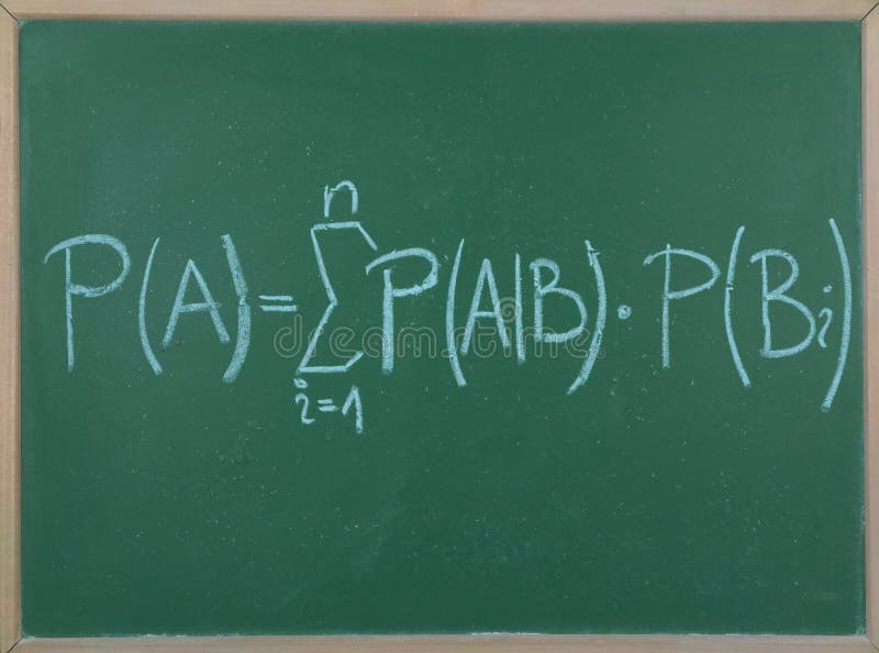 Mathematical formula. stock photo. Image of wall, calligraphy - 214333816