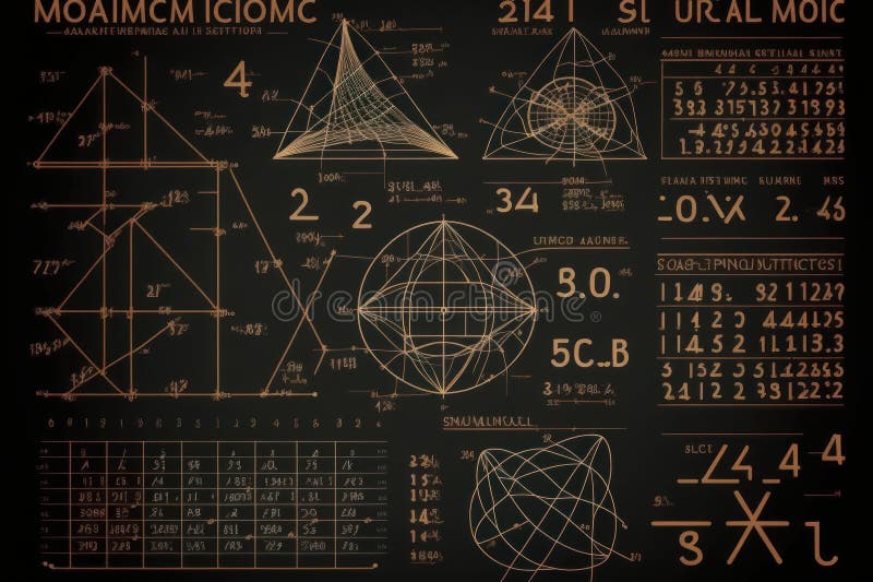 Mathematical Formulas And Calculations Beautiful Illustration Picture