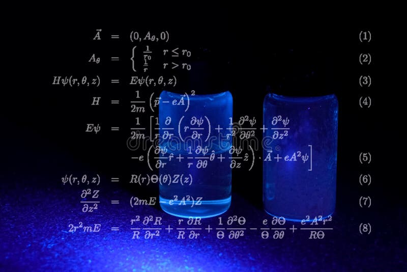 Mathematical Formulas and Calculations Stock Image - Image of blur ...