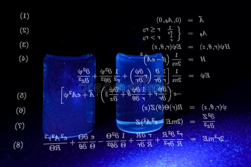 Mathematical Formulas and Calculations Stock Image - Image of ...