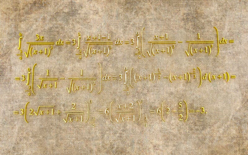 Mathematical formulas. stock image. Image of learning - 44947579