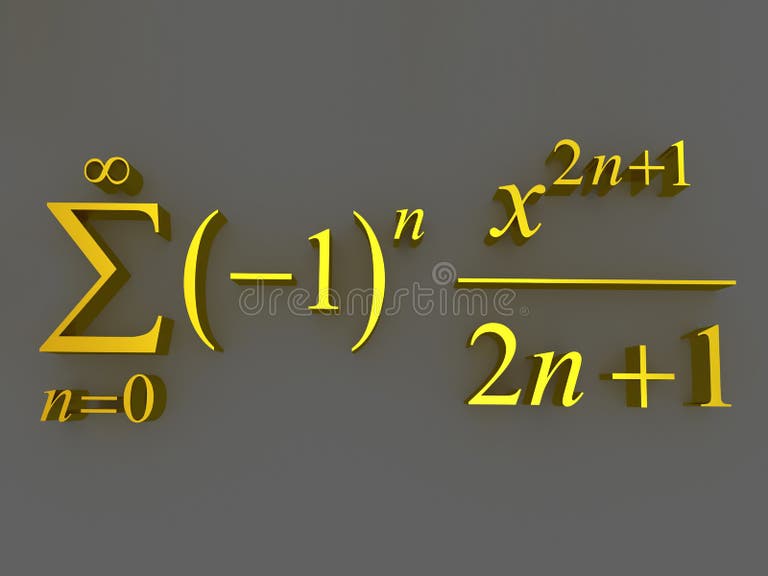 Mathematical formulas. stock illustration. Illustration of teaching ...