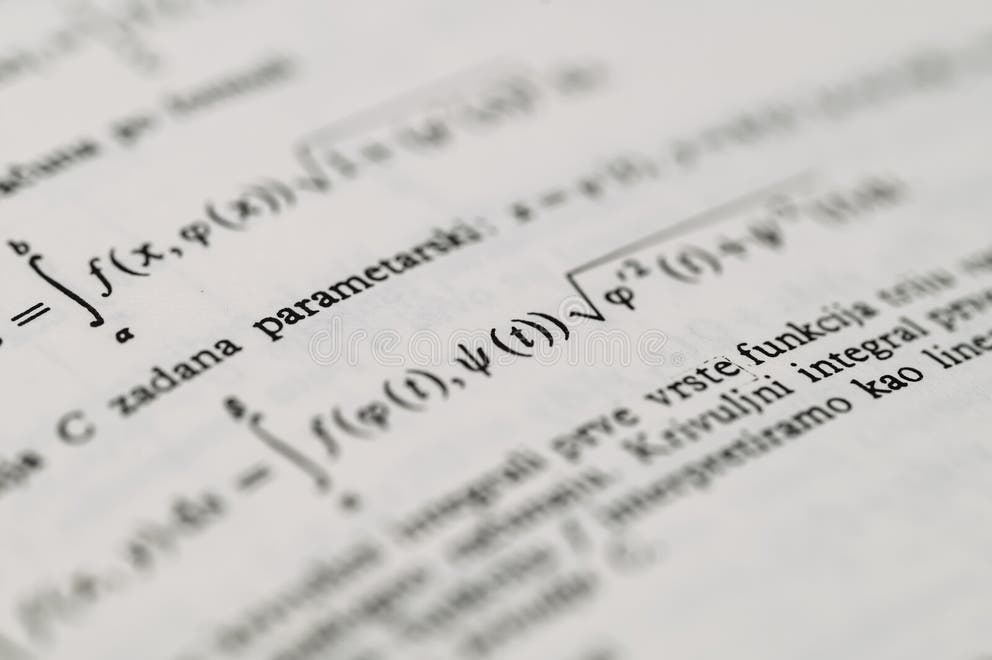 Mathematical Formulas and Equations in Textbooks Featuring Integrals ...