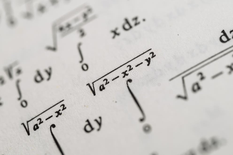 Mathematical Formulas and Equations in Textbooks Featuring Integrals ...