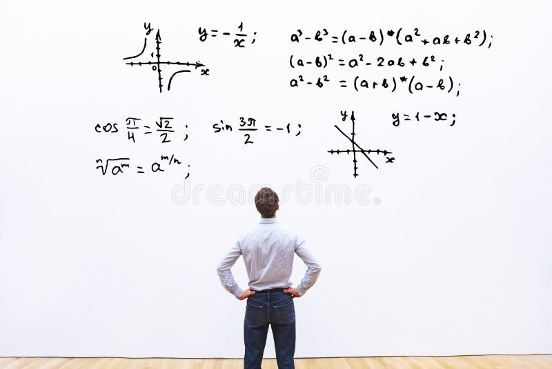 Mathematical Formulas, Learn Maths Education Concept Stock Image ...