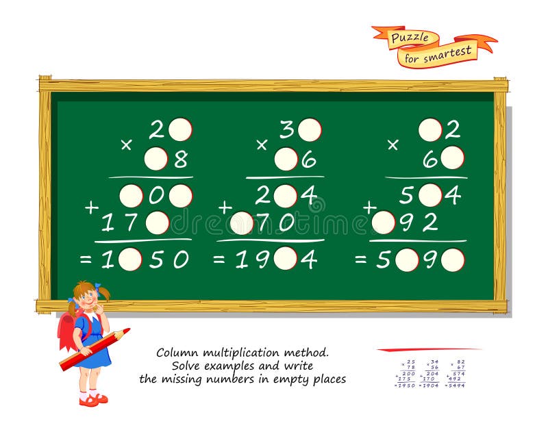 Mathematical Logic Puzzle Game. Solve Examples and Count Which Number Corresponds To Each of ...