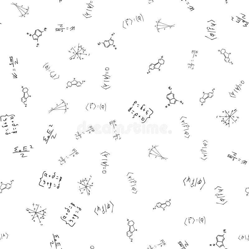 Mathematical, Physical, Chemical Formulas and Expressions. Scientific ...