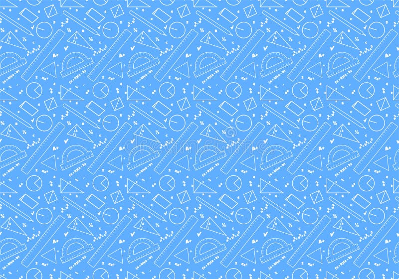 Mathematical Seamless Pattern with Multicolored Numbers on a Black ...