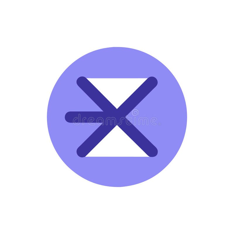 Mathematical Subtraction Symbol Icon for Learning Stock Illustration ...