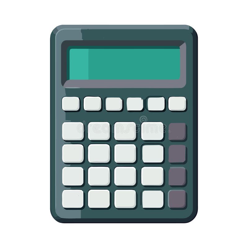 Mathematical Symbol Calculator Icon for Finance Education Stock Vector ...