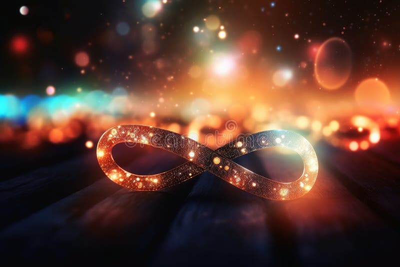 The Mathematical Symbol for Infinity Created with Generative AI ...