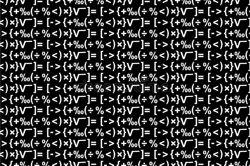 Latex Math Symbols Latex Mathematical Symbols with Name Isolated on ...